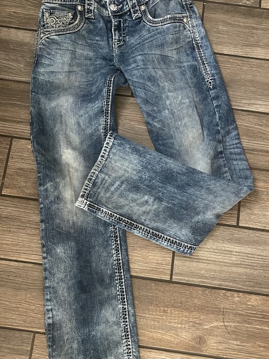 Rock Revival | Jeans | Rock Revival Faded Blue Straight Leg Jeans ...